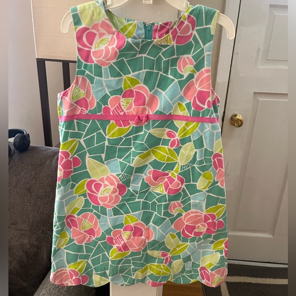 Lilly Pulitzer | Dresses | Lilly Pulitzer Kids Dress Pink And Green ...